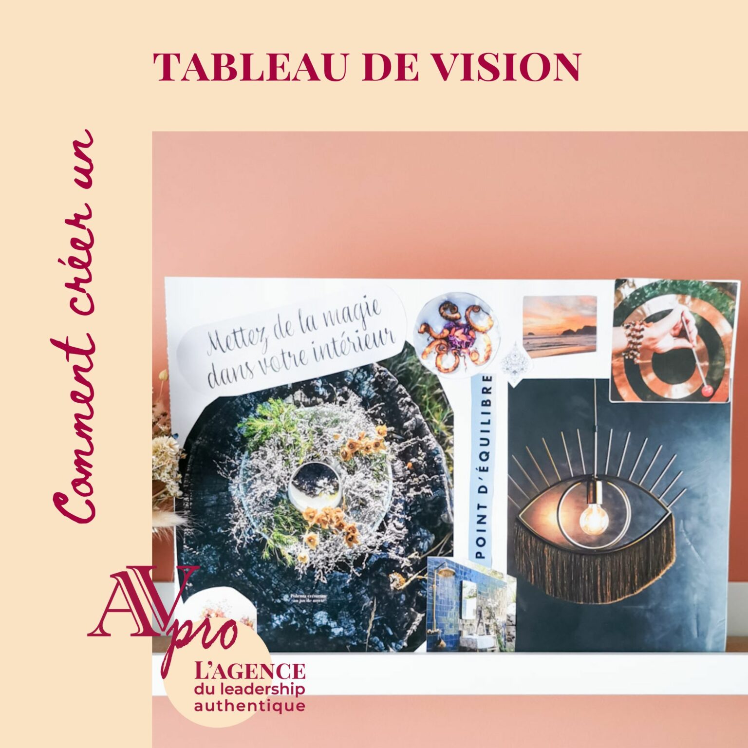 Créer un tableau de vision - Aligner Vie pro